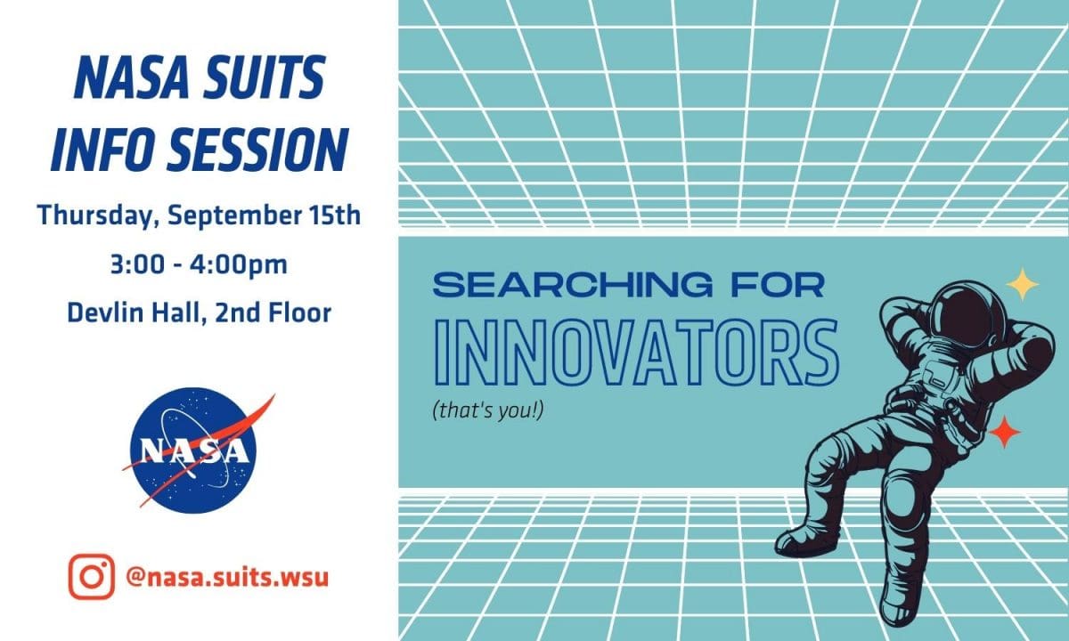 Join the 2023 NASA SUITS Challenge team – WSU News