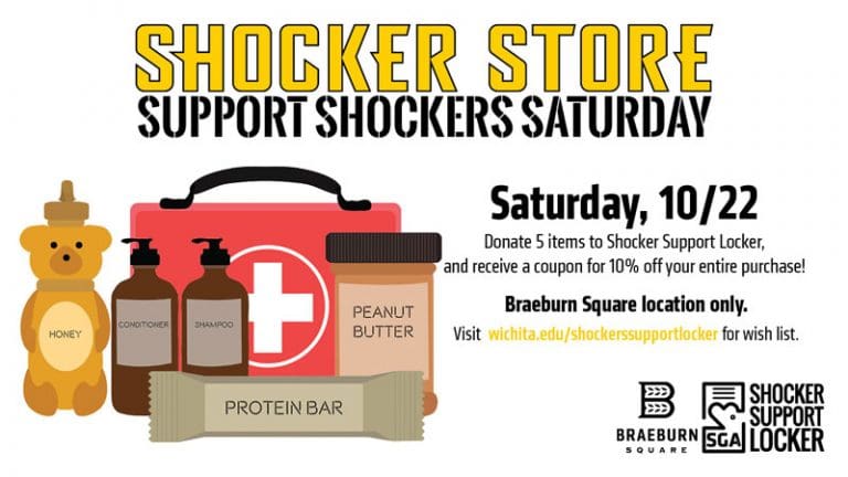 Donate items, get 10% off at Shocker Store – WSU News