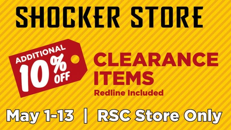 Extra 10% off clearance items at Shocker Store – WSU News