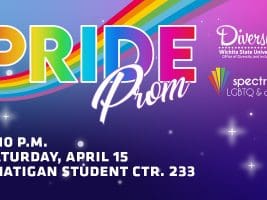 Celebrate pride with ODI and Spectrum at PRIDE Prom – WSU Newsletters