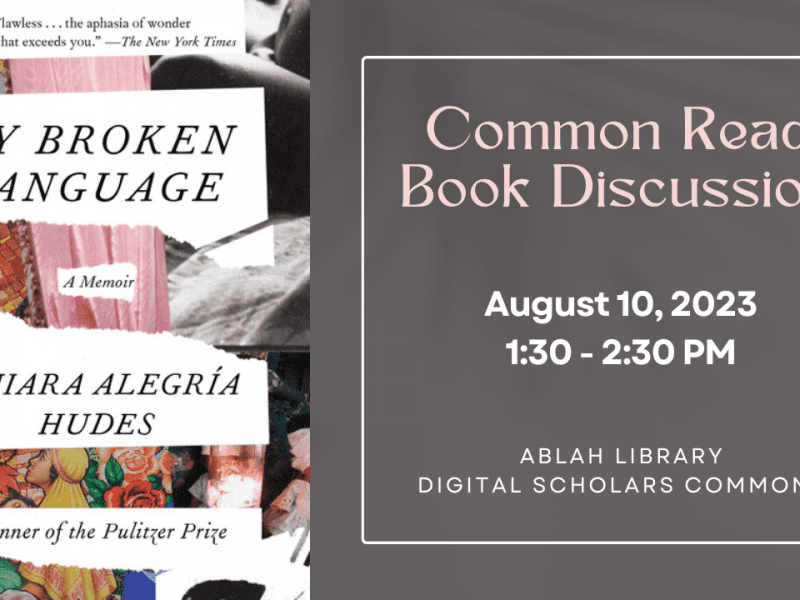 Join WSU Libraries for discussion at Common Read – WSU Newsletters
