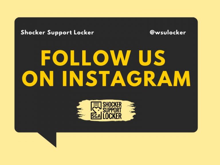 Stay up to date with the Shocker Support Locker on Instagram – WSU News
