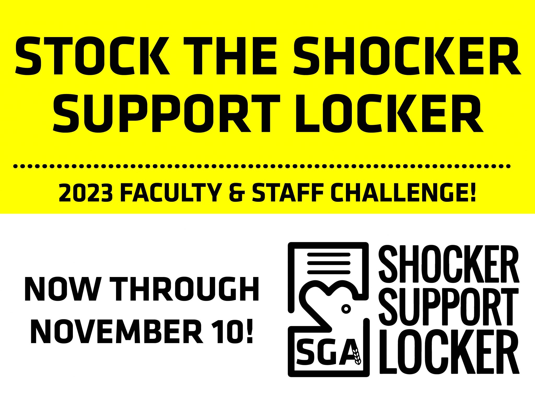 Stock the Shocker Support Locker – WSU Newsletters