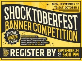 Showcase your creativity during the Shocktoberfest Banner Competition ...
