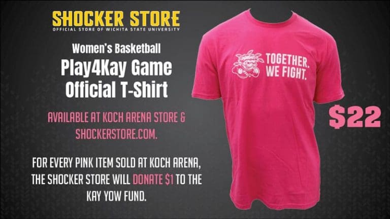Pick up your official T-shirt of the women’s basketball Play4Kay Pink ...